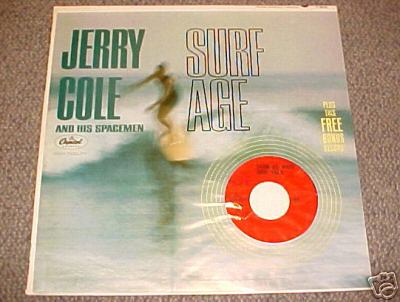 popsike.com - Jerry Cole "Surf Age" LP with Bonus Dick Dale 45 MINT ...