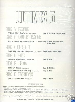 popsike.com - ULTIMIX REMIX SERVICE VOLUME 5 -INCLUDES THREE 12 ...