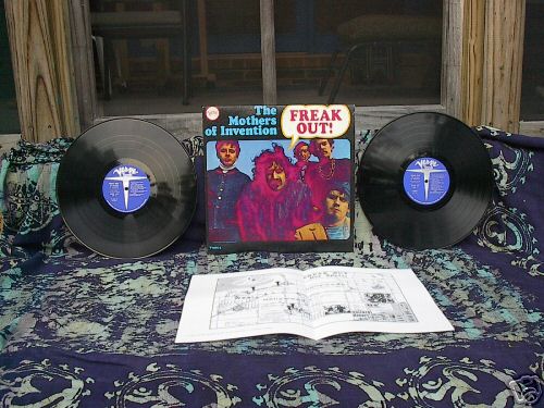 popsike.com - ZAPPA FREAK OUT 2 LP MONO W/ FREAK AD + FREAK MAP COPY ...