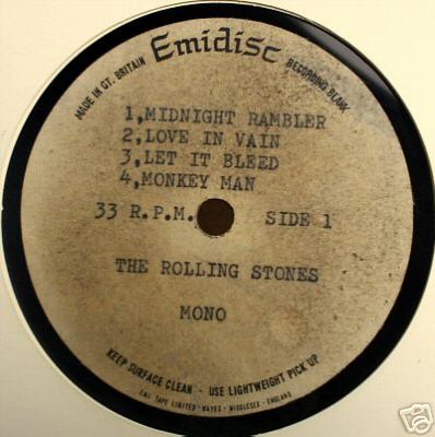 popsike.com - Rolling Stones: Let It Bleed UK EMIDISC ACETATE Mono - auction details