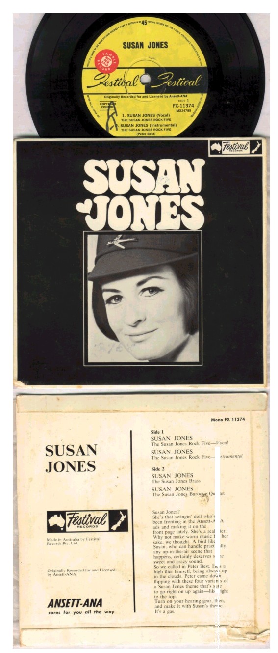 popsike.com - JOHN FARNHAM/ANSETT ANA/SUSAN JONES:Major Aussie Rarity ...