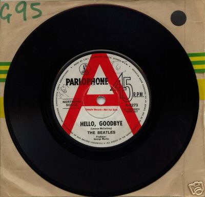 popsike.com - Beatles Rare A Label promo 45 Australian Hello Goodbye ...