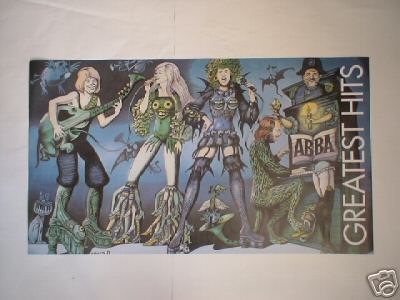 popsike.com - ABBA promo poster for the album Greatest Hits - auction ...