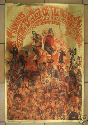 popsike.com - MARTIN SHARP LEGALISE CANNABIS ORIGINAL 1967 POSTER ...