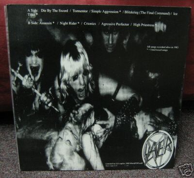 popsike.com - SLAYER die by the slayer VINYL LP ice titan - auction details