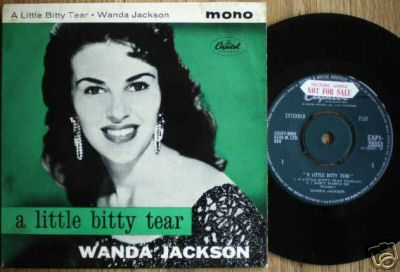 popsike.com - WANDA JACKSON 'A LITTLE BITTY TEAR' ORIG. 1961 EP ...