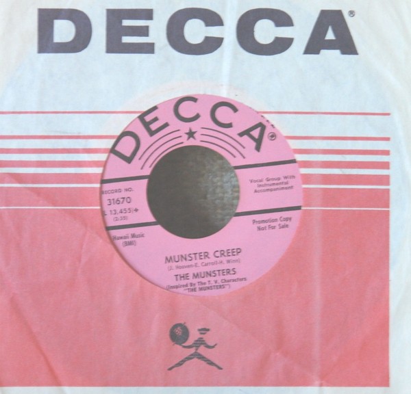 popsike.com - Munsters-Munster Creep-US PROMO 45-Decca - auction details