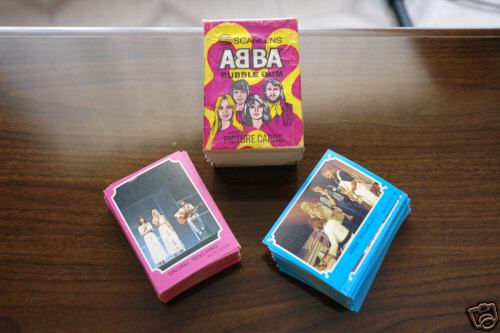 popsike.com - 2 RARE COMPLETE SETS OF SCANLENS BUBBLEGUM ABBA CARDS ...
