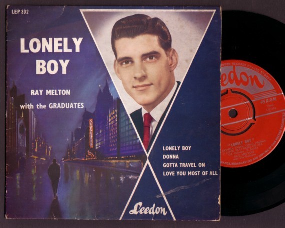 popsike.com - RAY MELTON LONELY BOY EP RARE AUSSIE TEEN ROCK 1950s ...