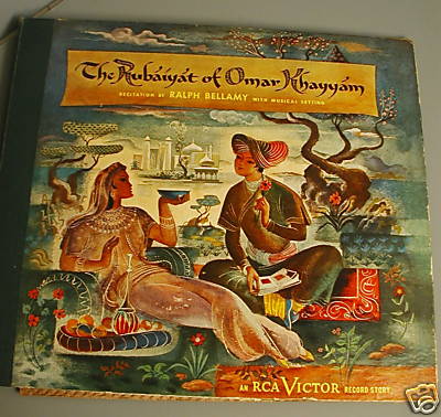 popsike.com - RUBAIYAT OF OMAR KHAYYAM 2 RECORD RECIT RALPH BELLAMY ...