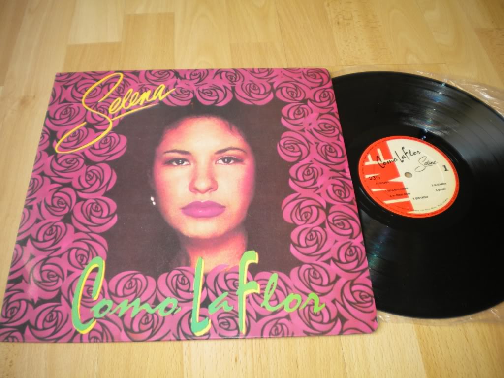 popsike.com - SELENA como la flor COLOMBIA LP blue bottle vinyl RARE ...