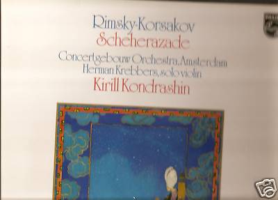 popsike.com - KONDRASHIN KREBBERS RIMSKY-KORS. scheherazade PHILIPS - auction details