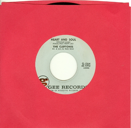 popsike.com - THE CLEFTONES 45 RECORD - HEART AND SOUL - CLASSIC ...