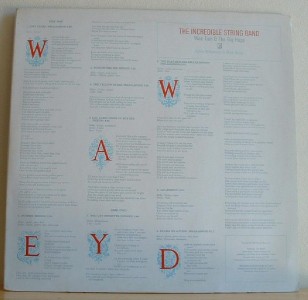 popsike.com - Incredible String Band Wee Tam & The Big Huge 12" Vinyl ...