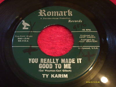 popsike.com - KILLER NORTHERN SOUL 45:TY KARIM,YOU REALLY MADE IT GOO ...