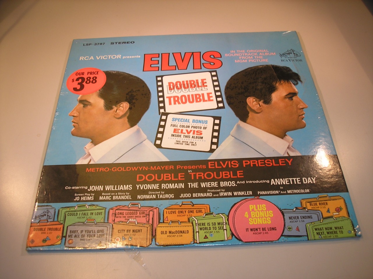 popsike.com - ELVIS PRESLEY Double Trouble LSP-3787 lp album SEALED ...