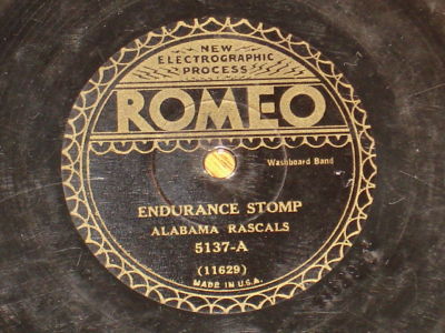 popsike.com - RARE 1920s ROMEO-ALABAMA RASCALS WASHBOARD BAND RECORD ...