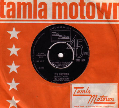 popsike.com - The Temptations It's Growing UK Tamla Motown TMG 504 ...