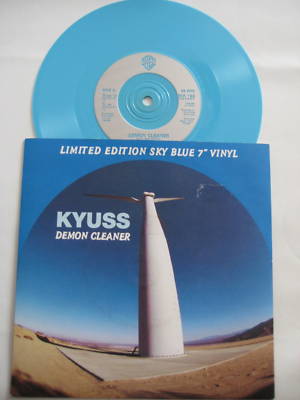 popsike.com - KYUSS Demon Cleaner 7" Blue QUEENS OF THE STONE AGE ...