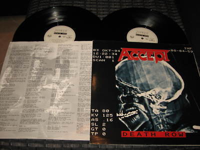 popsike.com - ACCEPT - Death Row , ORG First Edition 2LP - auction details