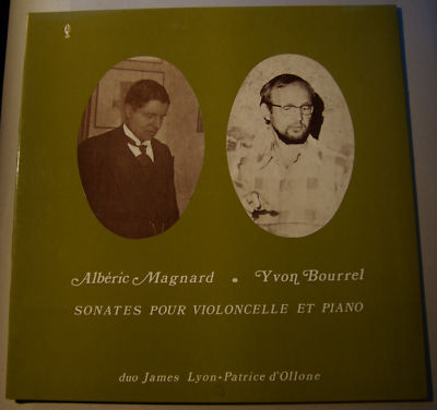 popsike.com - rare french JAMES LYON CELLO SONATAS MAGNARD BOURREL NM ...
