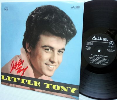 popsike.com - il successi di LITTLE TONY autographed Durium PROMO LP ...