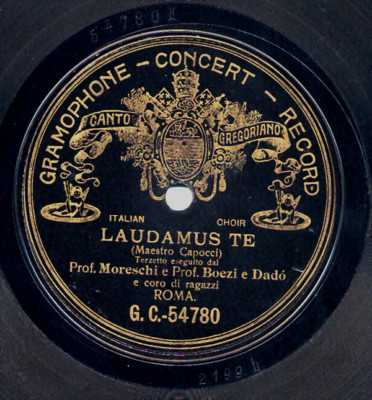 popsike.com - ALESSANDRO MORESCHI ORIGINAL 78rpm last of the Castrati ...