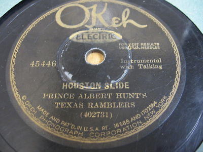 popsike.com - Country PRINCE ALBERT HUNT Houston Slide OKEH 45446 ...