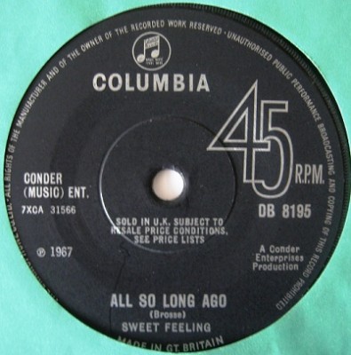 popsike.com - SWEET FEELING - ALL SO LONG AGO - COLUMBIA - auction details