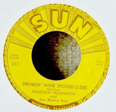 popsike.com - Malcolm Yelvington-Drinkin' Wine Spodee-O-Dee - SUN 211 ...