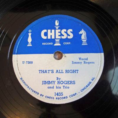 popsike.com - RARE BLUES 78 RPM - JIMMY ROGERS - EARLY CHESS 1434 ...