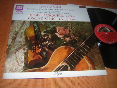 popsike.com - RARE FRENCH ASDF PAGANINI sonatas violin & guitar PASQUIER . GHISLIA / MINT ...