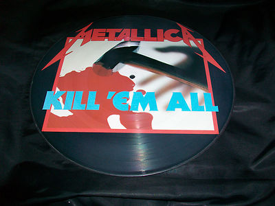 popsike.com - METALLICA-KILL 'EM ALL,RARE US METAL PICTURE LP,MEGADETH ...