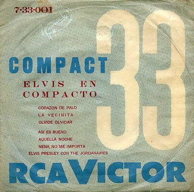 popsike.com - Elvis CHILE En Compacto 7-33-001 33rpm IS BACK ONLY EP ...