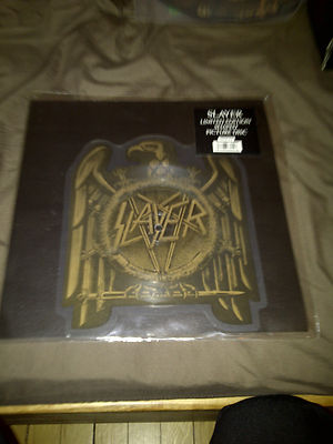popsike.com - SLAYER LIMITED EDITION SHAPED PICTURE DISC SEASONS IN THE ...