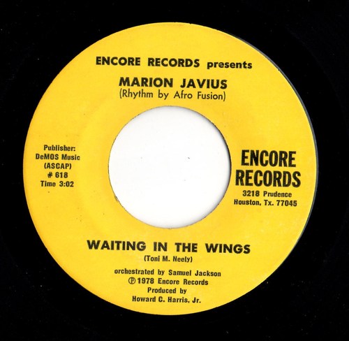 popsike.com - Modern Soul 45 MARION JAVIUS Waiting In The Wings/Fool's ...