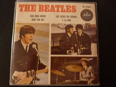 popsike.com - THE BEATLES EP MEXICAIN MUSART ex 45565 / ETAT ...