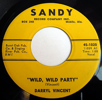 popsike.com - Darryl Vincent - Wild wild Party Rockabilly 7" - auction ...