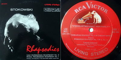 popsike.com - LEOPOLD STOKOWSKI / Rhapsodies / RCA Living Stereo SD, LSC-2471, TAS LP - auction ...