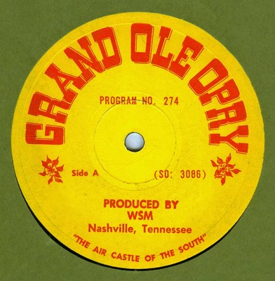 popsike.com - Grand Ole Opry show #274 w/ Billy Walker, Charlie Louvin ...