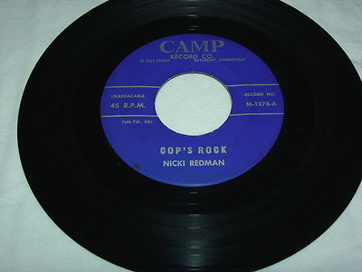 popsike.com - "Cop's Rock" Nick Redman on Camp-1278 Rocker - auction ...