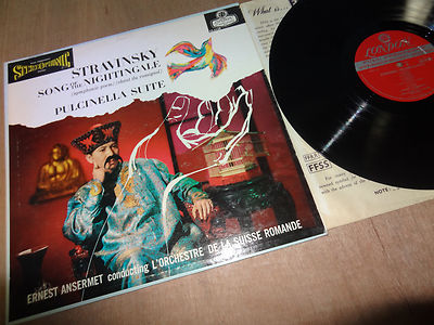 popsike.com - LONDON BLUEBACK BB LP CS 6138 STRAVINSKY SONG OF THE NIGHTINGALE ANSERMET 2E/2E ...