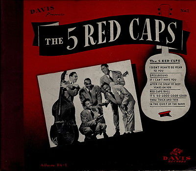 popsike.com - 78 RPM RARE BLACK VOCAL GROUP , THE 5 RED CAPS ALBUM ON ...