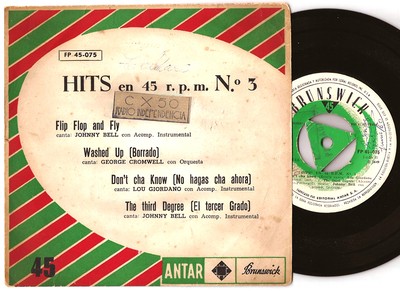 popsike.com - JOHNNY BELL LOU GIORDANO GEORGE CROMWELL 45 RaRe ...