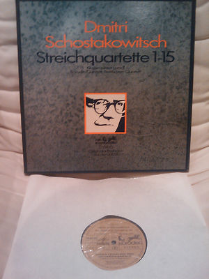popsike.com - Shostakovich The String Quartets Quintet Borodin Beethoven Qts Eurodisc Melodiya ...