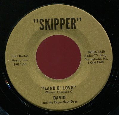 popsike.com - DAVID AND THE BOYS-NEXT-DOOR.WAYNE THOMPSON. LAND O' LOVE ...