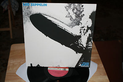 popsike.com - led zeppelin I, turquoise lettered plum labeled first ...