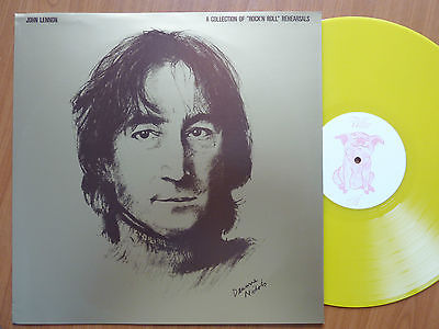 popsike.com - JOHN LENNON A COLLECTION OF “ROCK’N ROLL” REHEARSALS RARE COLOURED VINYL Beatles ...