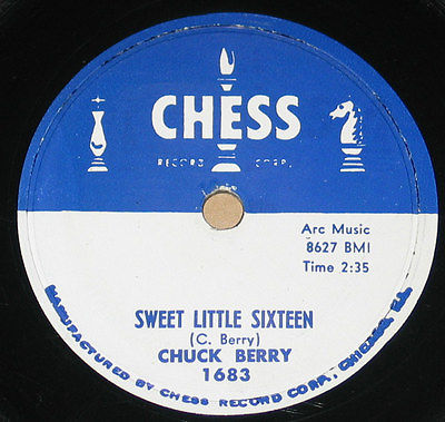 Popsike Chuck Berry Sweet Little Sixteen Chess 1683 78 Rpm