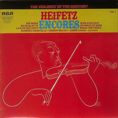 popsike.com - Heifetz: Violin Encores Vol. 1 - RCA LSC-4072 (UK ...